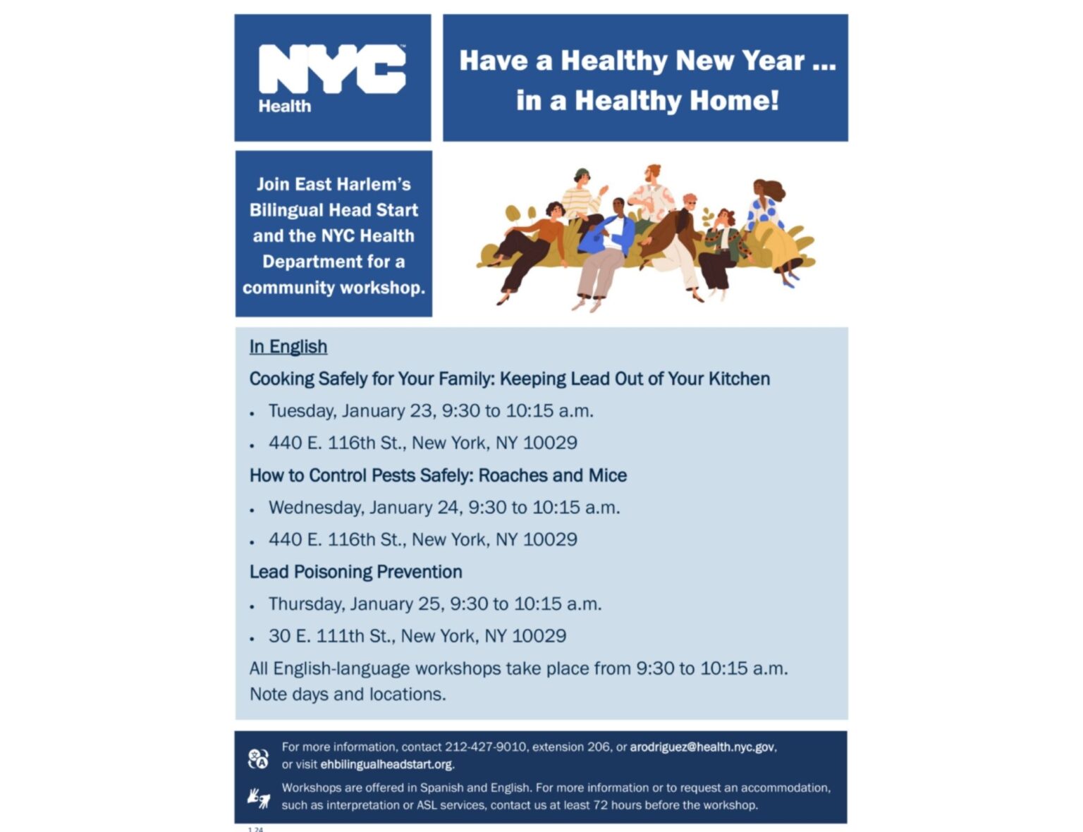 Community Resource: Bilingual Head Start & NYC Dept. of Health - East ...